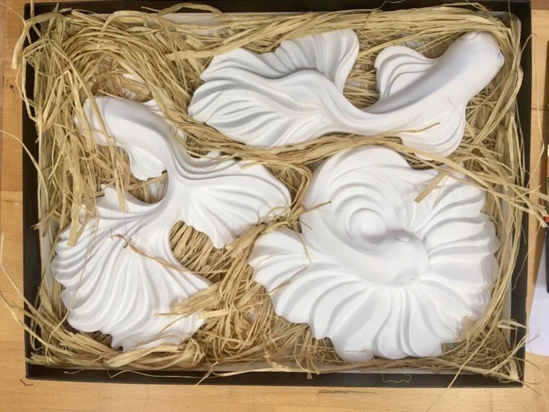3 Unique Handmade Plaster Fish for the Interior - Etsy