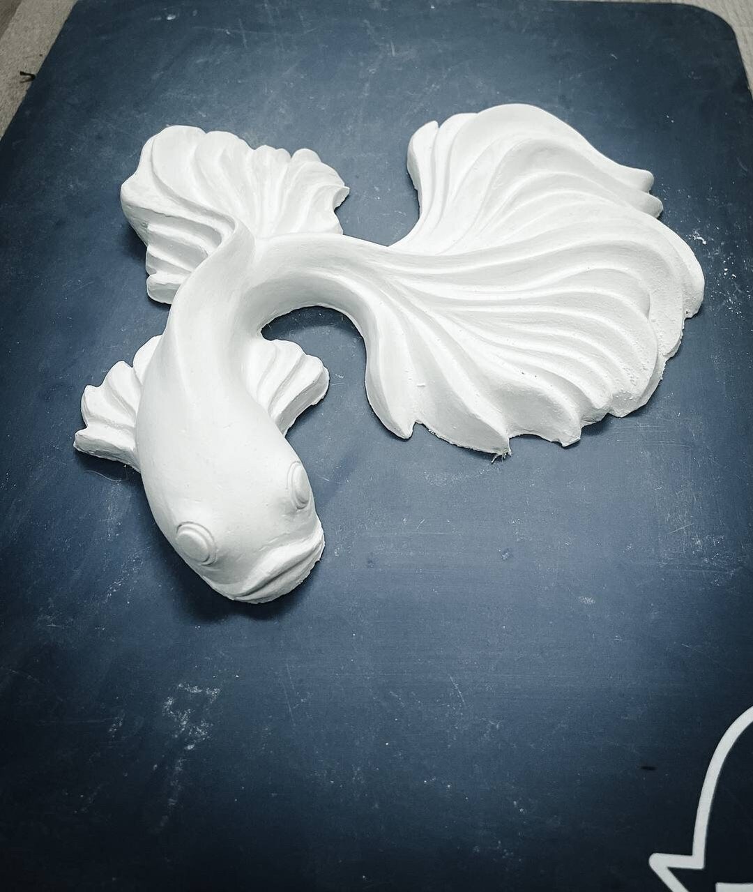 Unique Handmade Plaster Fish Perfect for Your Interior - Etsy