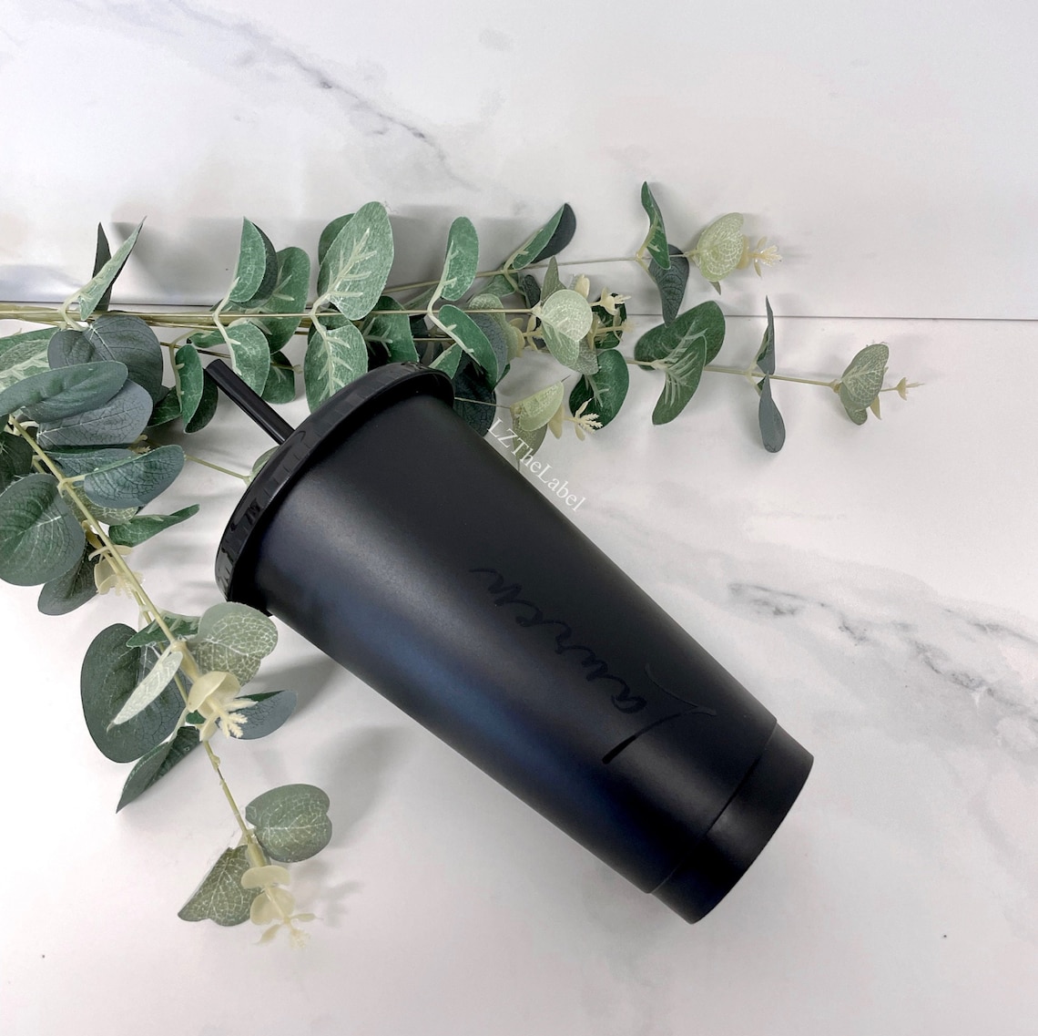 Personalised Black Matte Starbucks Style 24oz 710ml Cold Cup - Etsy