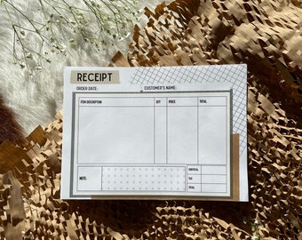 Receipt Thank You | Etsy