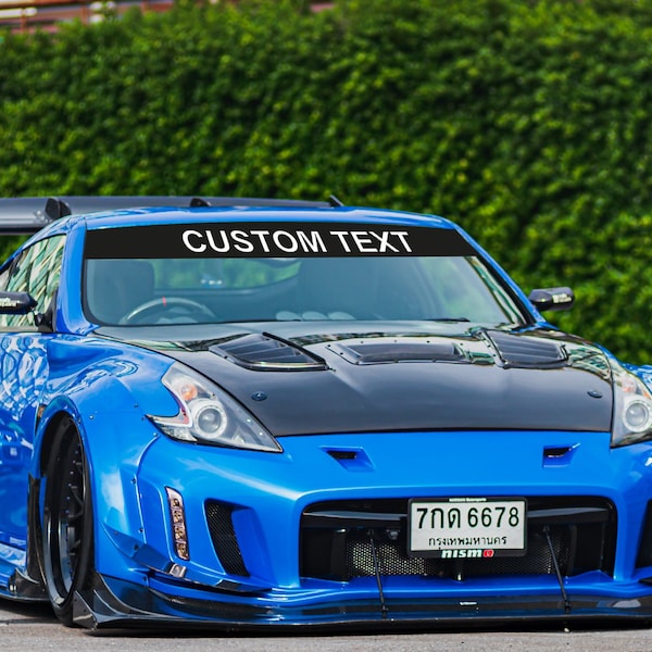 Windshield Visor Decal - Etsy