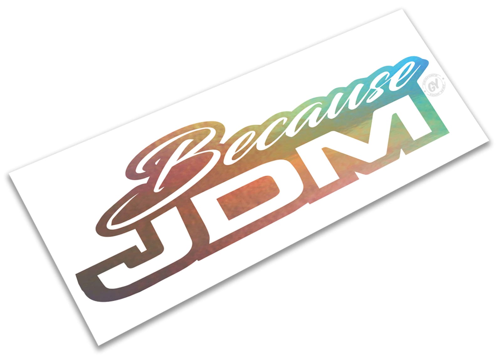 Because JDM Windshield Decal Car Sticker Banner JDM Vinyl - Etsy