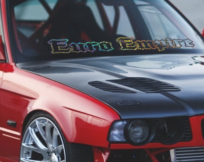 Slow Boyz No Rush V1 Windshield Rear Window Decal Car Sticker Banner ...