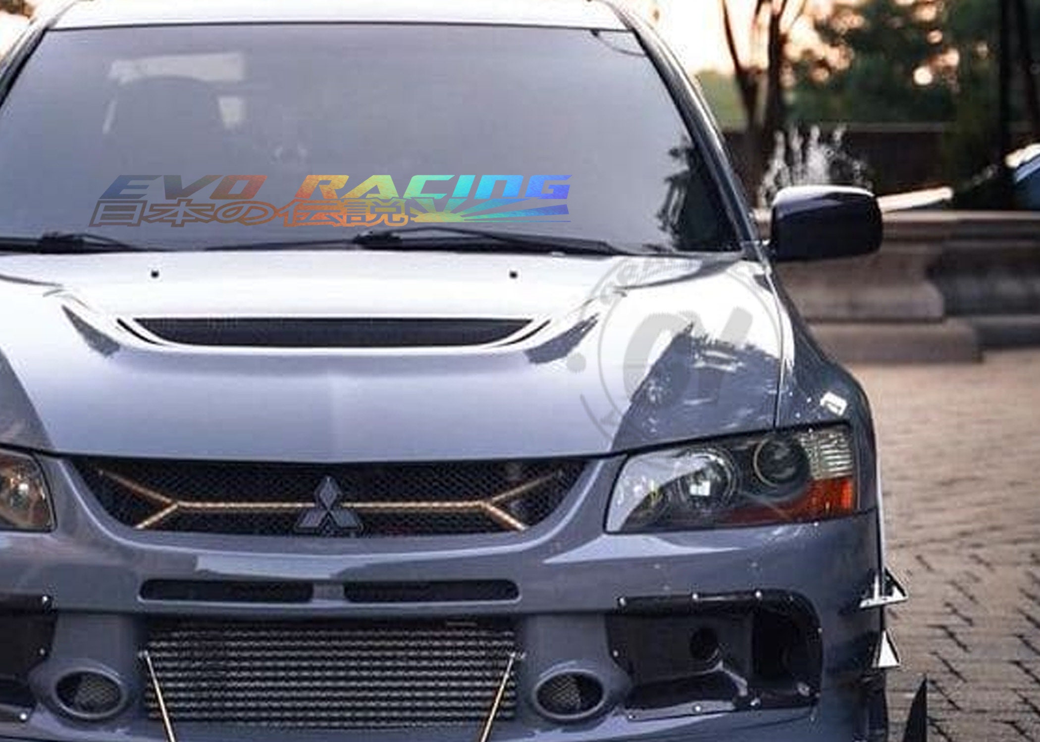 Evo Racing Windshield Decal Car Sticker Banner JDM Vinyl - Etsy