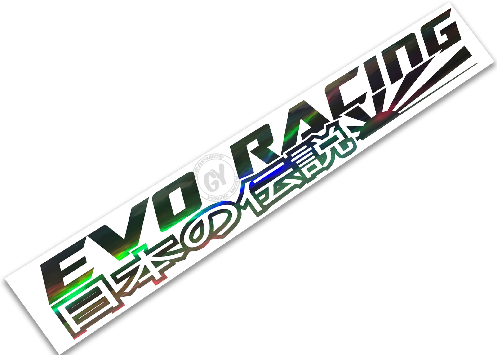 Evo Racing Windshield Decal Car Sticker Banner JDM Vinyl - Etsy