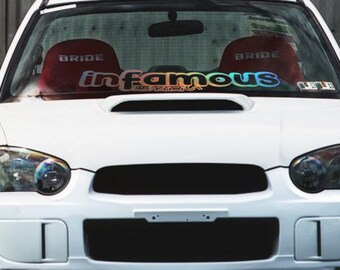 Windshield Decal Car Sticker Banner JDM Vinyl Graphics Stance - Etsy