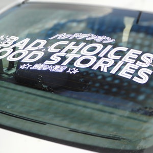 Ruthless Til Death Windshield Rear Window Decal Car Sticker Banner JDM ...