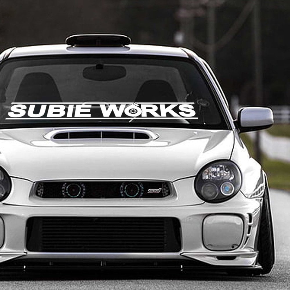 Subie Works Windshield Decal Car Sticker Banner JDM Vinyl - Etsy