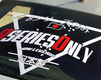 Lucky & Blessed Windshield Rear Window Decal Car Sticker Banner JDM ...