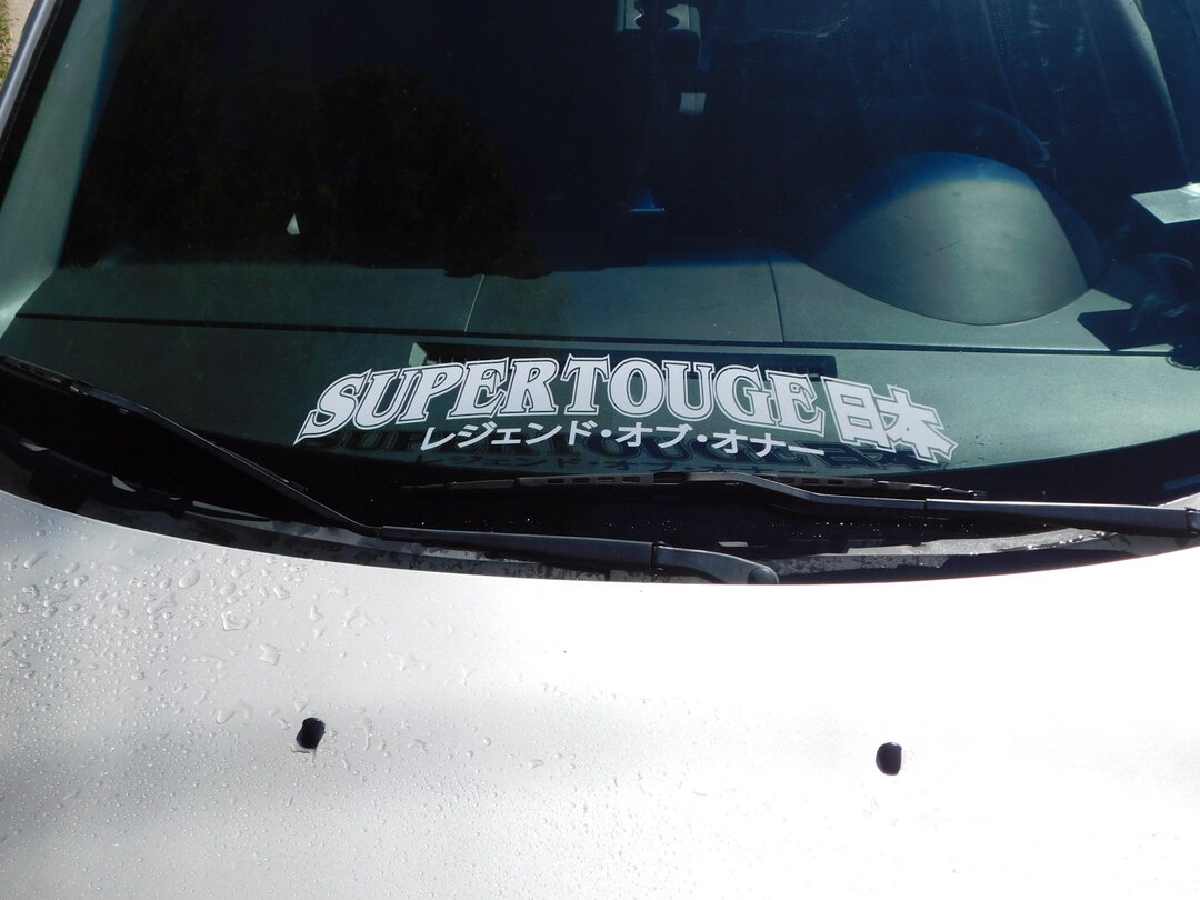 Super Touge Japan Windshield Rear Window Decal Car Sticker Banner JDM ...