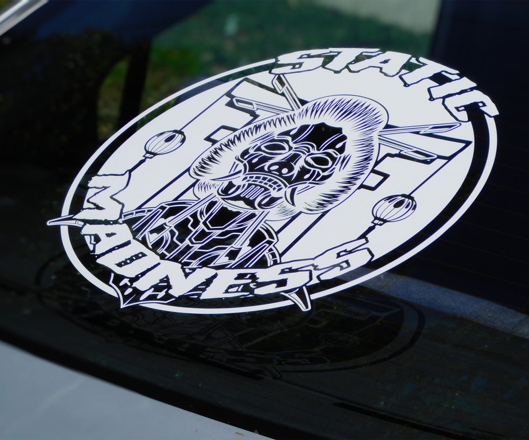 Static Madness Windshield Rear Window Decal Car Sticker Banner JDM ...