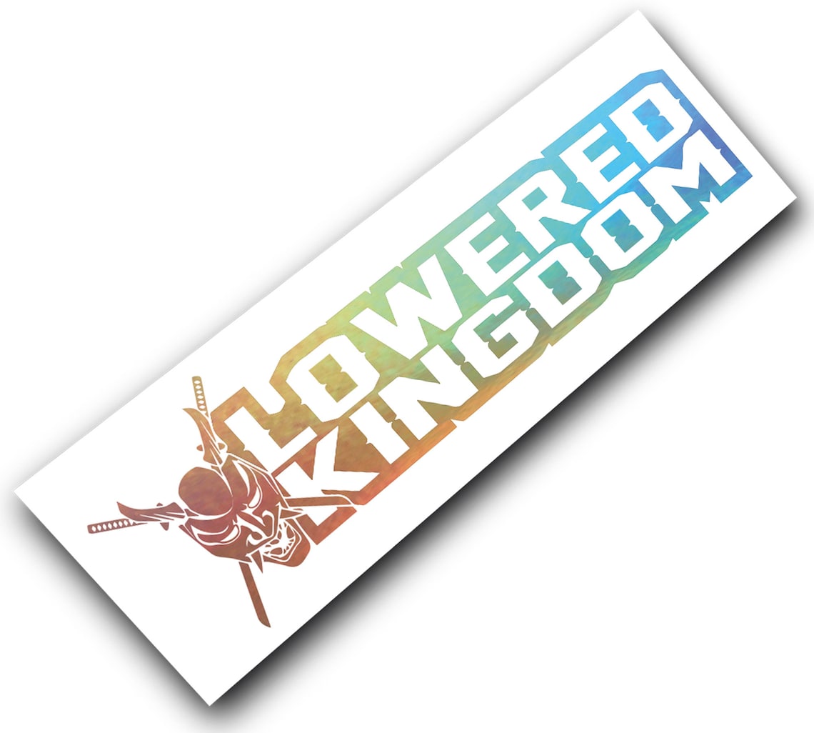 Oni Lowered Kingdom Windshield Decal Car Sticker Banner JDM - Etsy