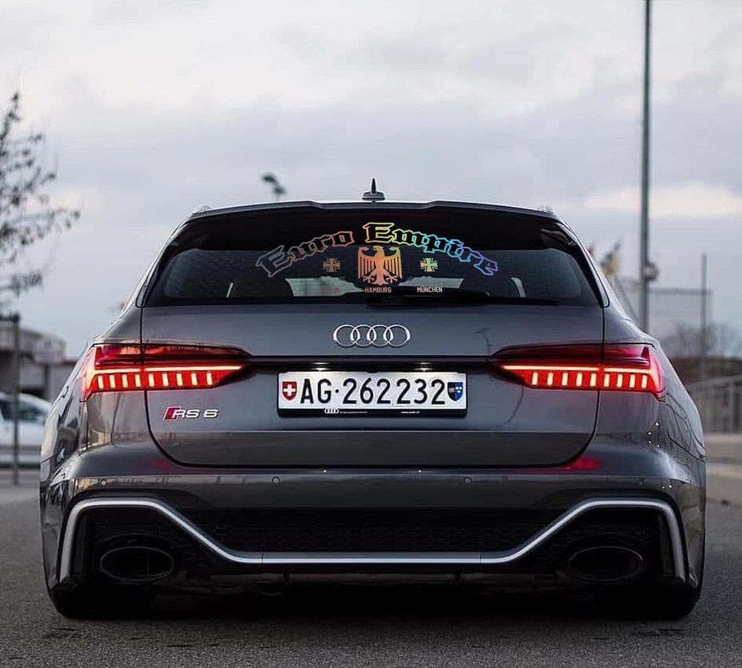 Euro Empire V1 Windshield Decal Car Sticker Banner Rear Window German ...