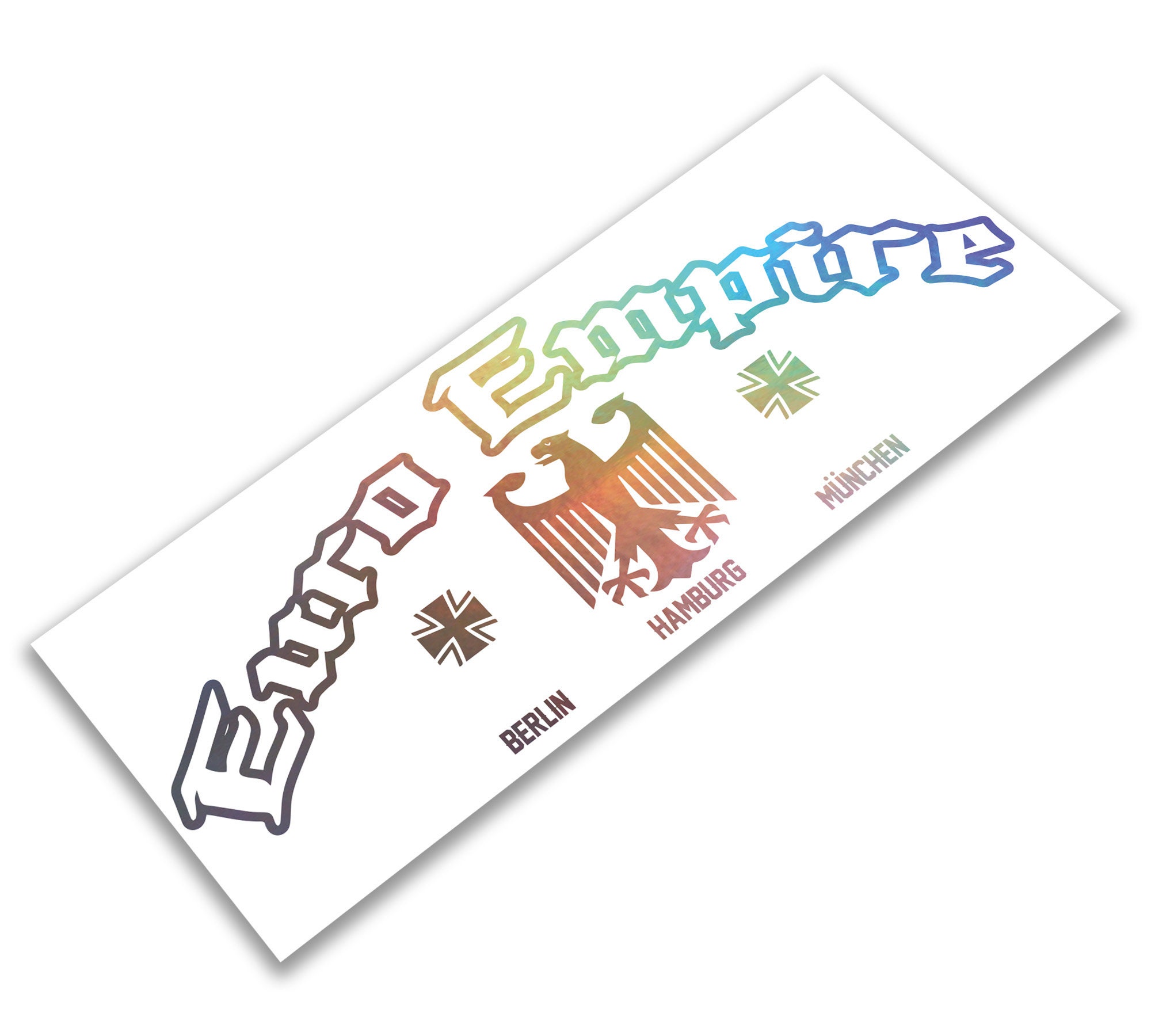Euro Empire V1 Windshield Decal Car Sticker Banner Rear Window German ...
