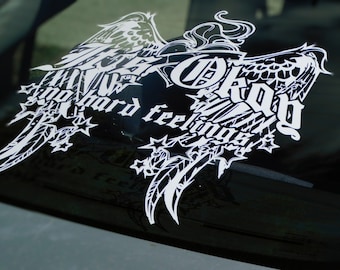 Bad Luck Club Windshield Rear Window Decal Car Sticker Banner JDM Vinyl ...