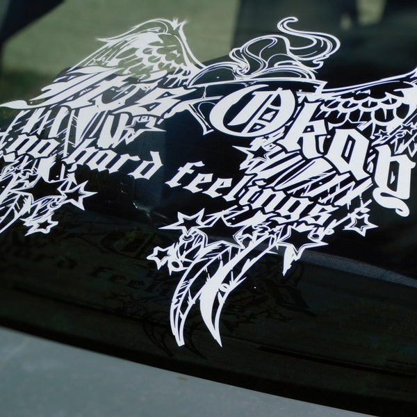Gothic Rear Window Decal - Etsy