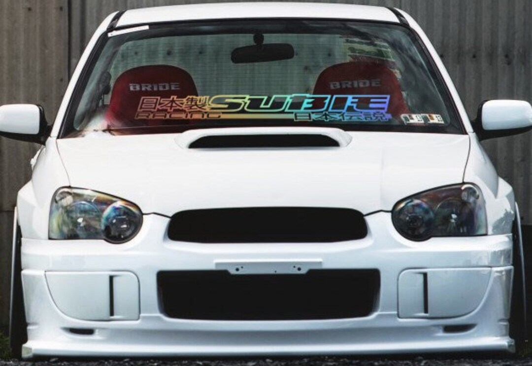 Subie Legend Windshield Decal Car Sticker Banner JDM Vinyl Graphics ...