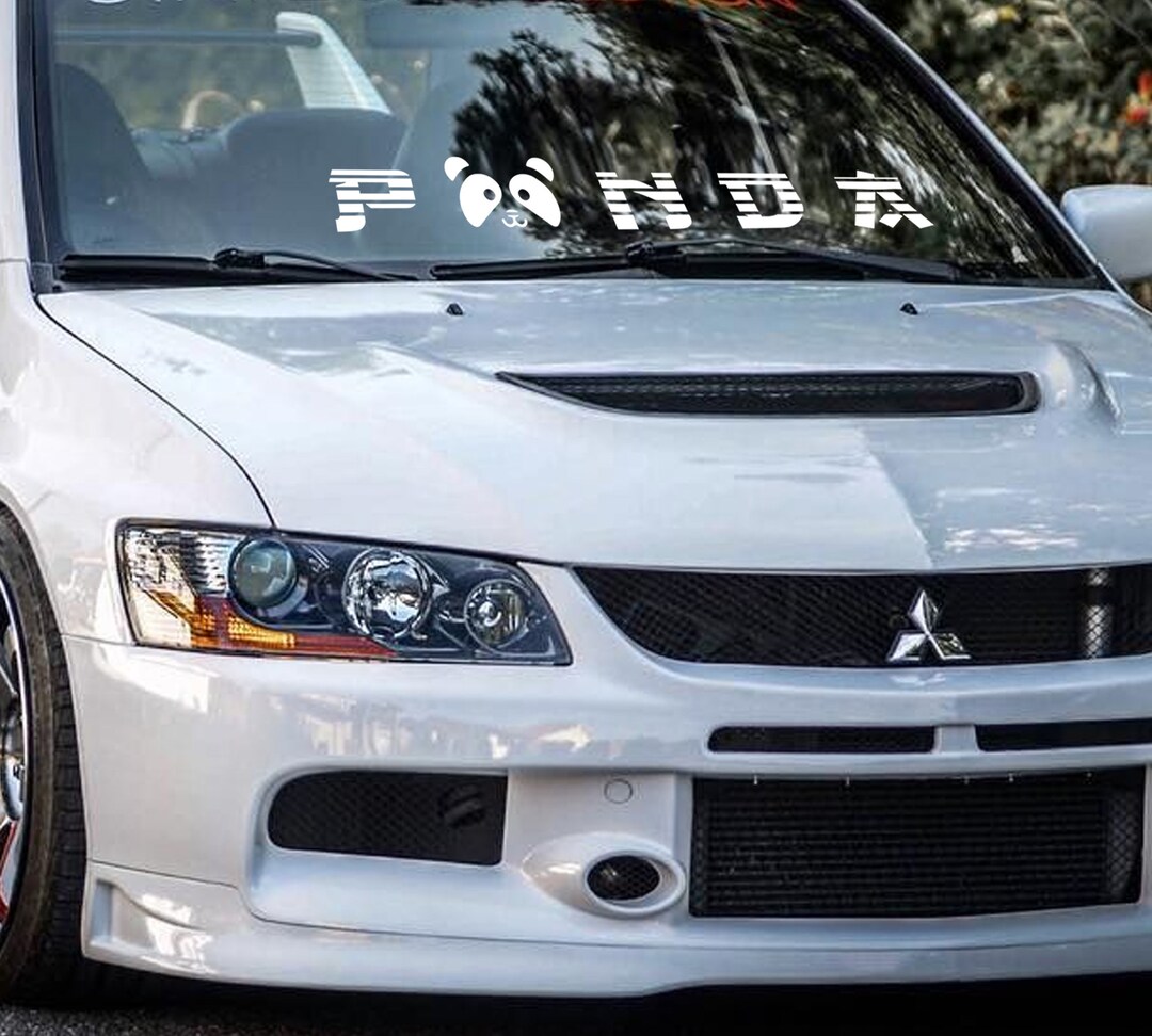 Panda Windshield Decal Car Sticker Banner JDM Vinyl Die Cut Graphic - Etsy