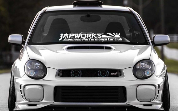 Japworks Japanese Performance Club JDM Banner Car Windshield - Etsy