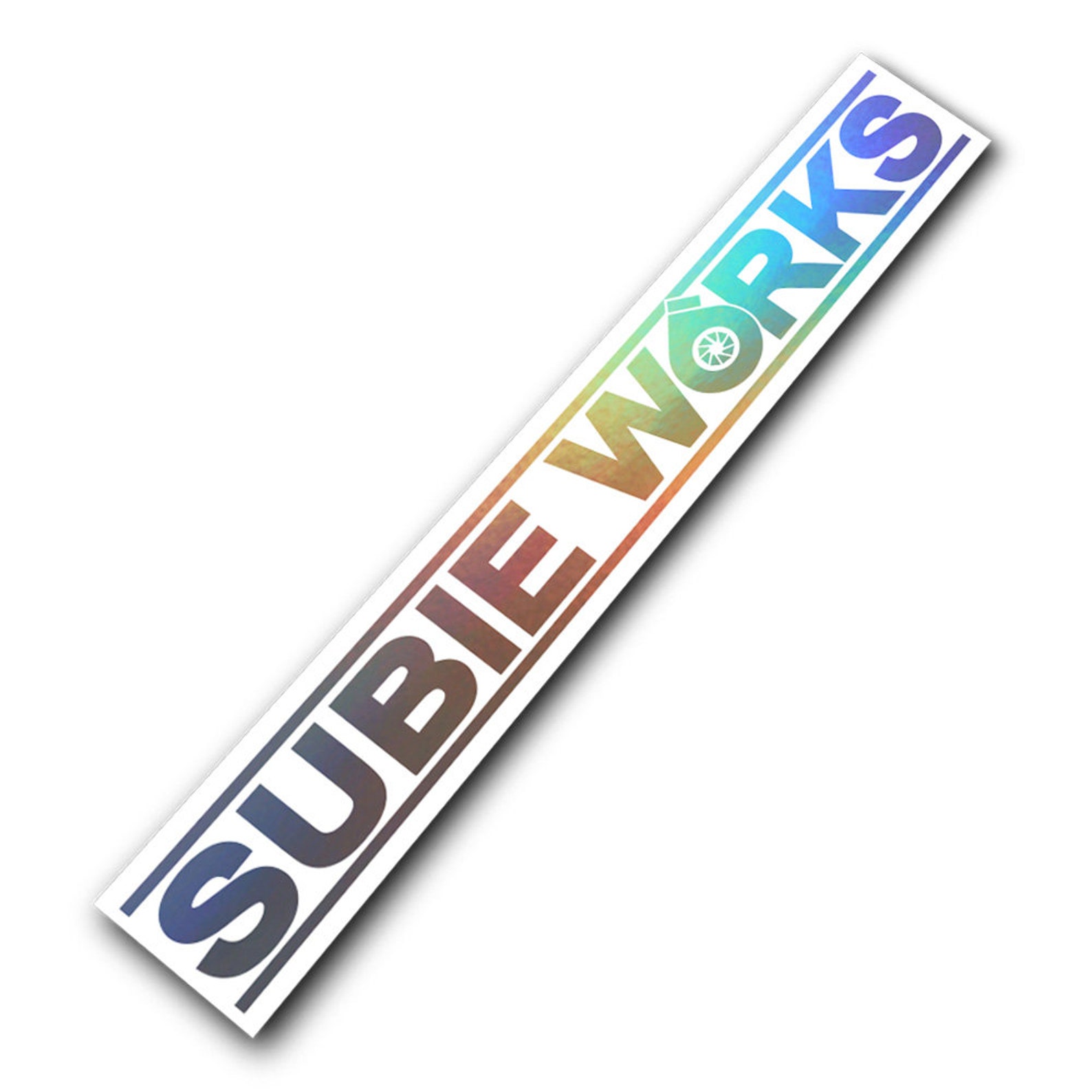 Subie Works Windshield Decal Car Sticker Banner JDM Vinyl - Etsy