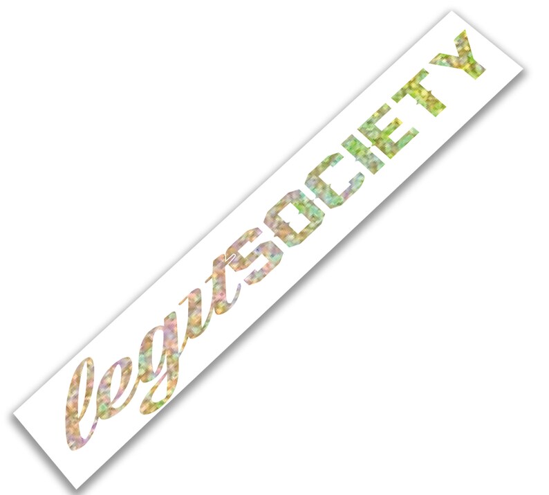 Legit Society Windshield Decal Car Sticker Banner JDM Vinyl Graphics - Etsy