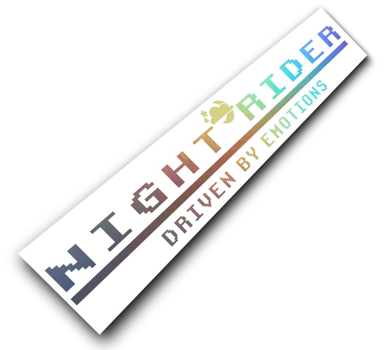 Night Rider Windshield Decal Car Sticker Banner JDM Vinyl - Etsy