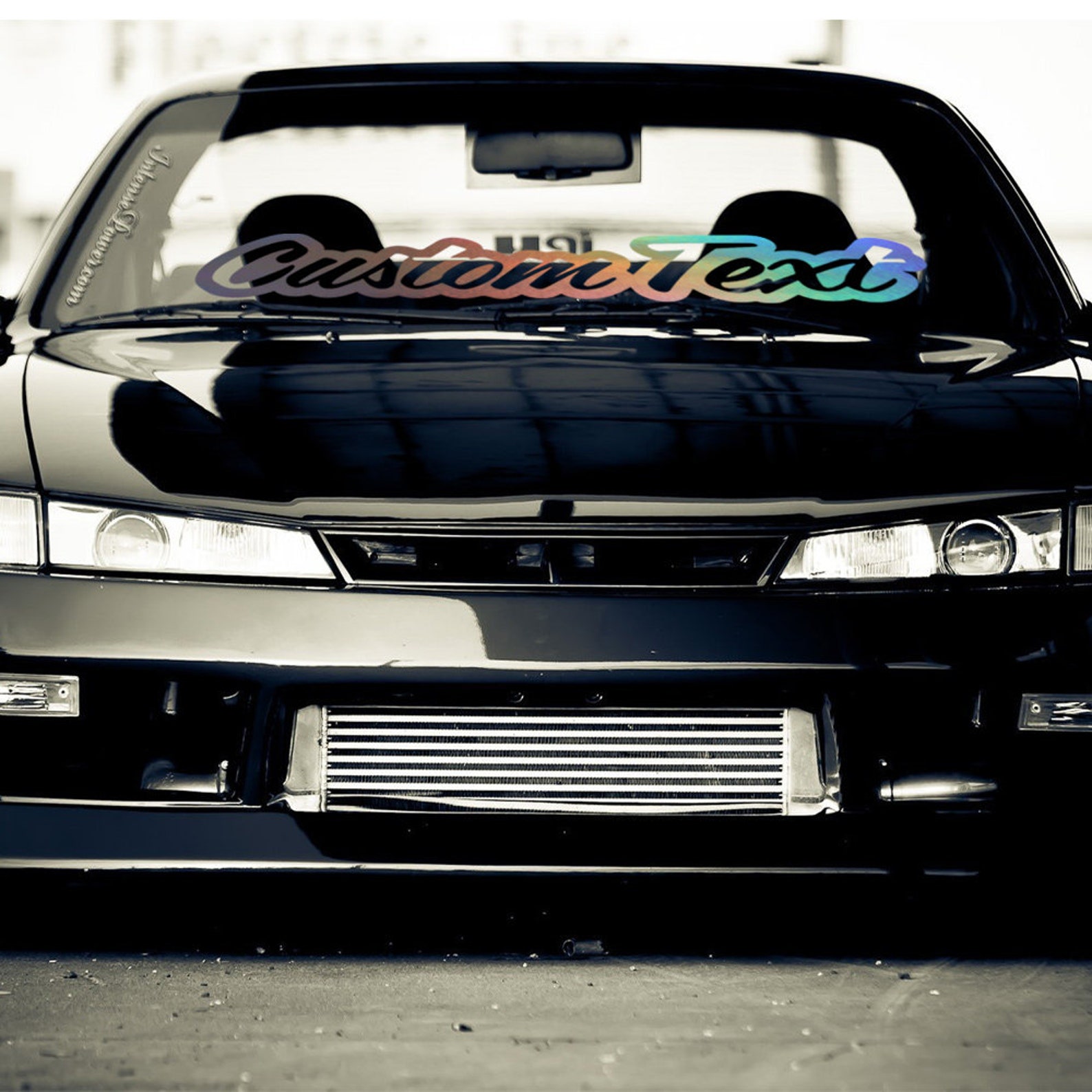 Custom Text Windshield Decal Car Sticker Banner JDM Vinyl - Etsy