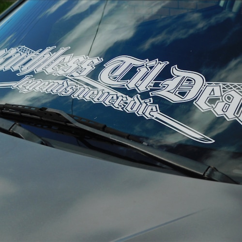 Reckless Habits Windshield Decal Car Sticker Banner JDM Vinyl - Etsy