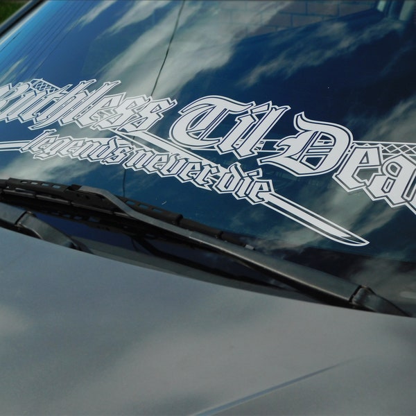 Legends Never Die Decal - Etsy