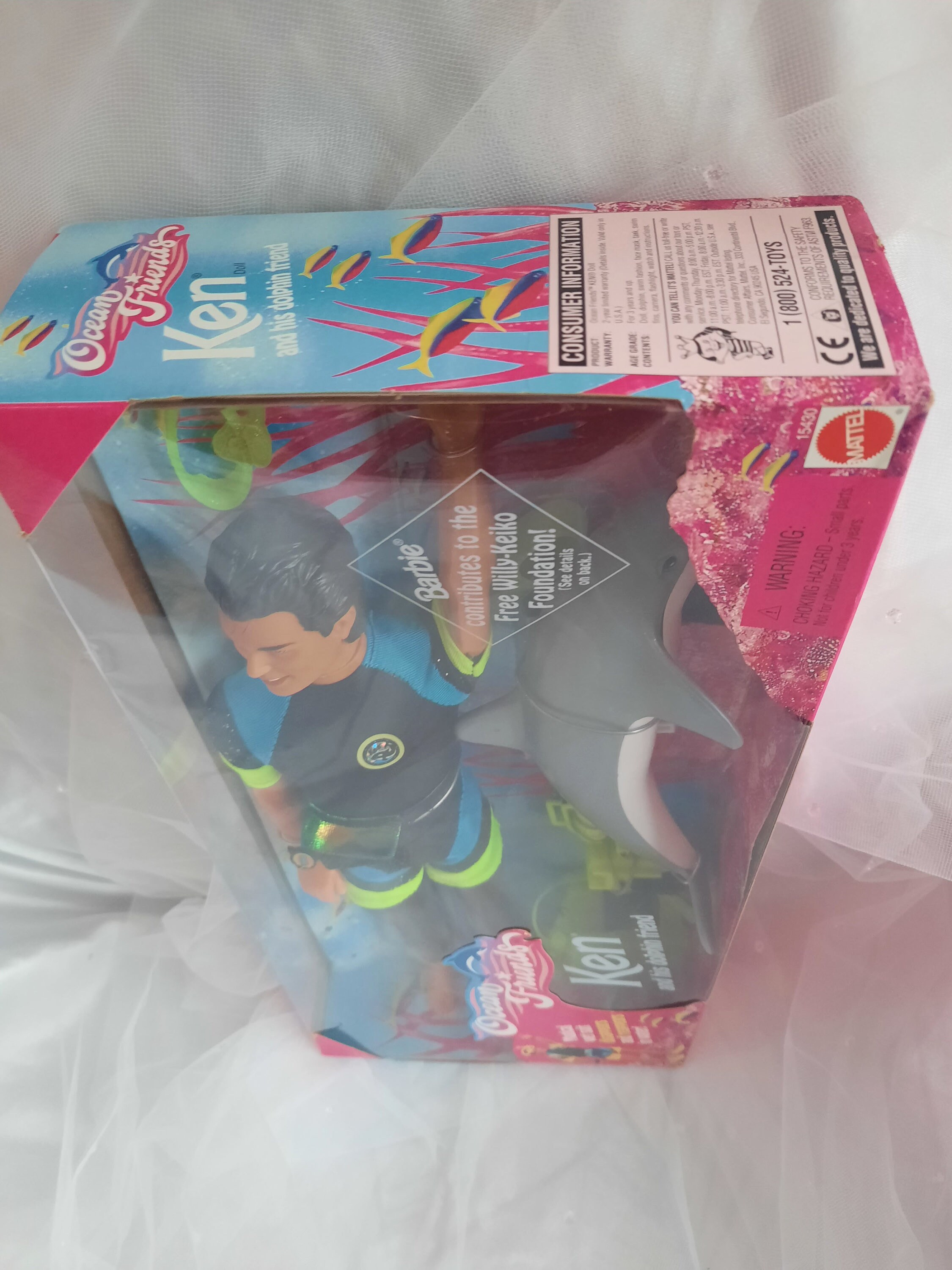 Ocean Friends Ken and His Dolphin Friend, Vintage Barbie, Collectible ...