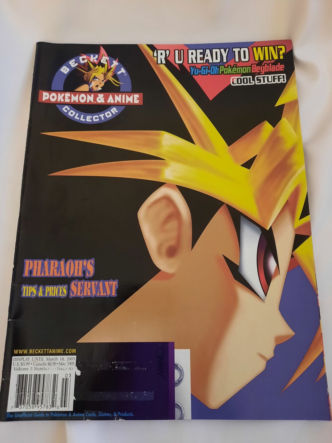 Beckett Collector Pokemon & Anime Magazine, 2003, Vintage, Volume 5 ...