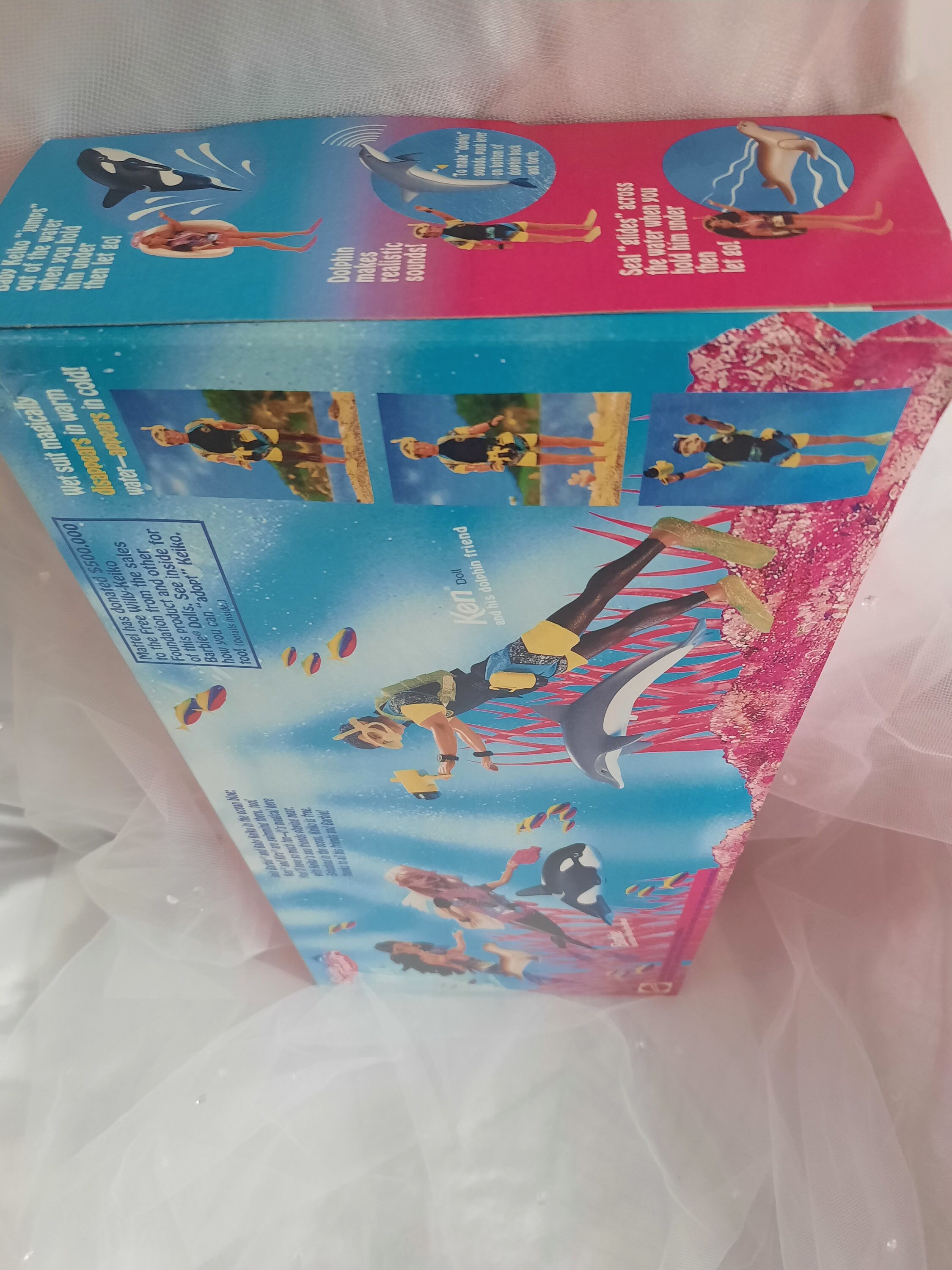 Ocean Friends Ken and His Dolphin Friend, Vintage Barbie, Collectible ...
