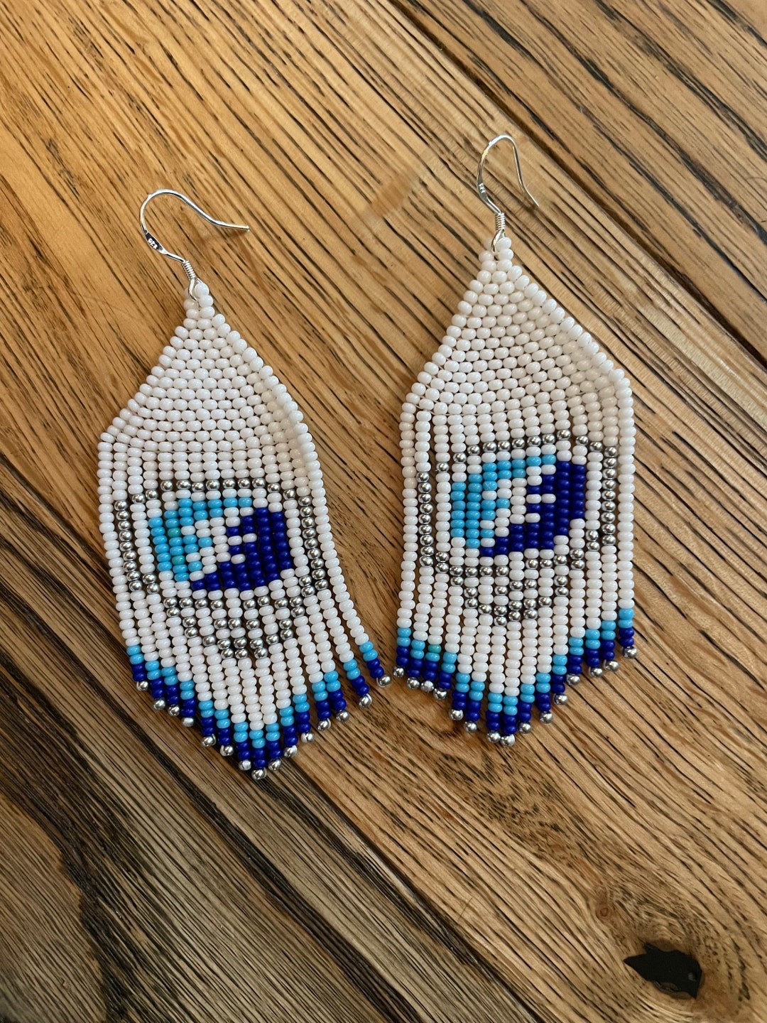 Grateful Dead Earrings - Shades of Blue Stealie Earrings - Steal Seed ...