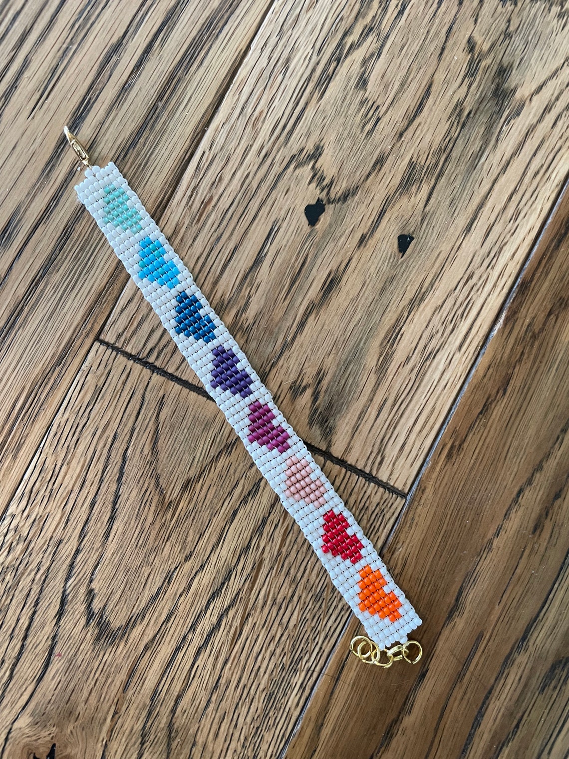 Seed Bead Friendship Bracelets Mushroom Bracelets - Etsy