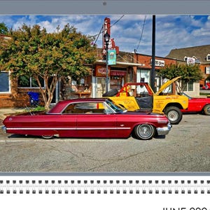 Lowrider Wall Calendar - Custom Start Month - 2026 - Personalize With ...