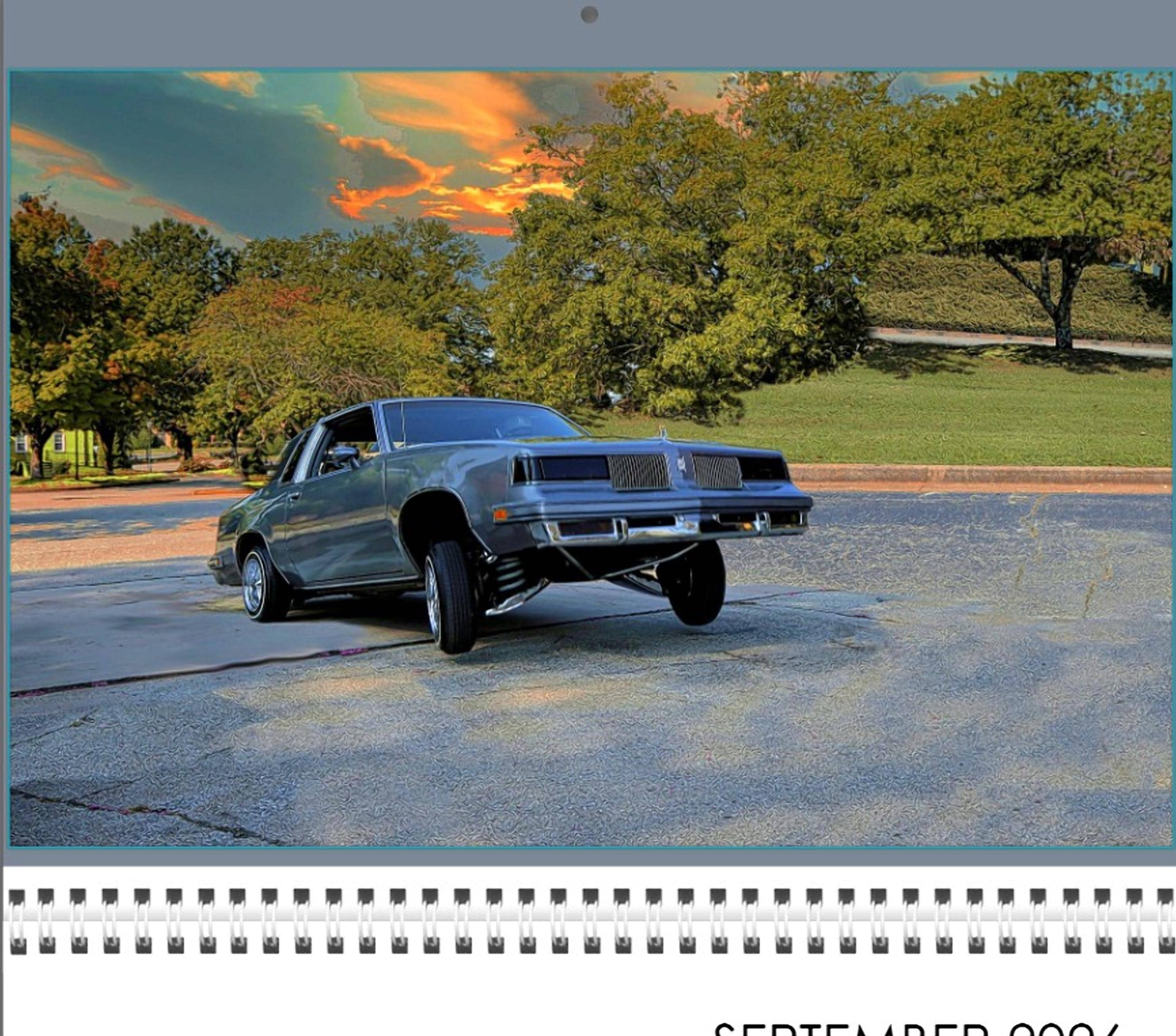 Lowrider Wall Calendar - Custom Start Month - 2026 - Personalize With ...