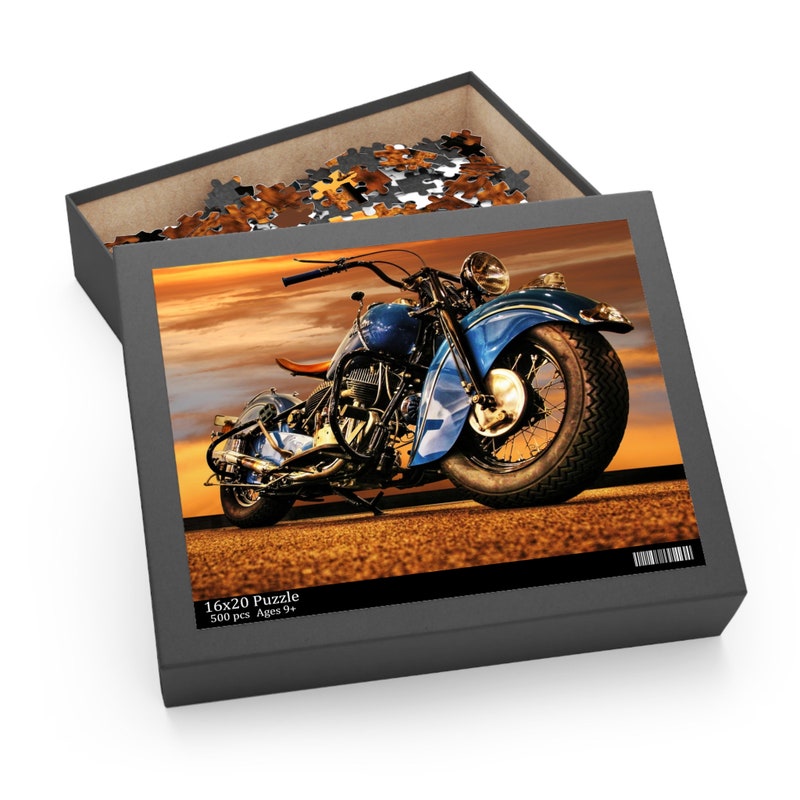 Motorcycle Puzzle - Etsy