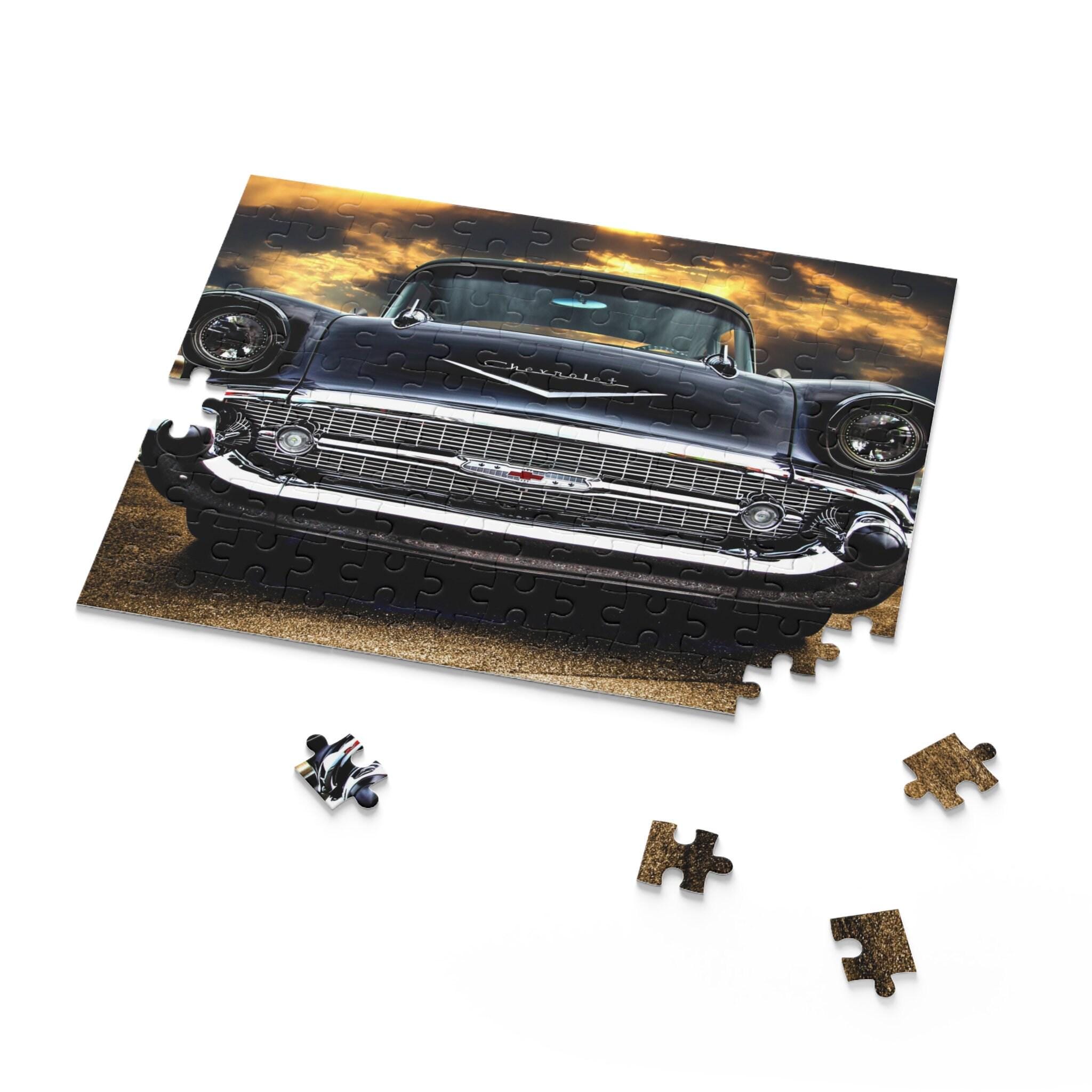 1957 Chevy Bel Air Jigsaw Puzzle: Classic American Car - Etsy