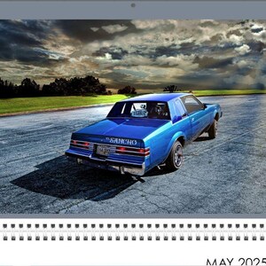 Lowrider Wall Calendar - Custom Start Month - 2025 - Personalize With ...