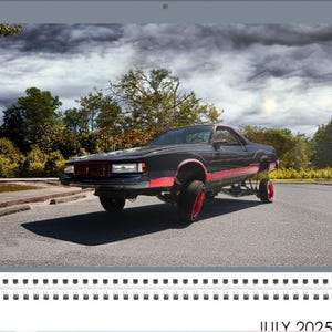 Lowrider Wall Calendar - Custom Start Month - 2025 - Personalize With ...
