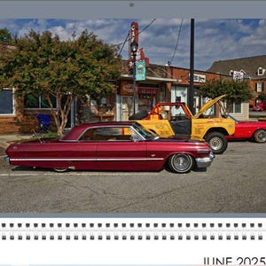 Lowrider Wall Calendar - Custom Start Month - 2025 - Personalize With ...
