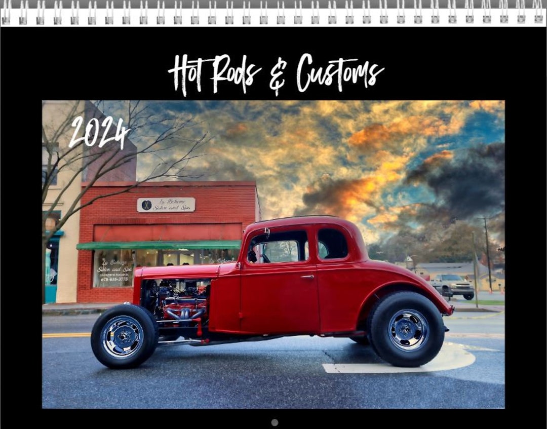 2024 Hot Rod Calendar Use Your Own Photo for the Cover - Etsy