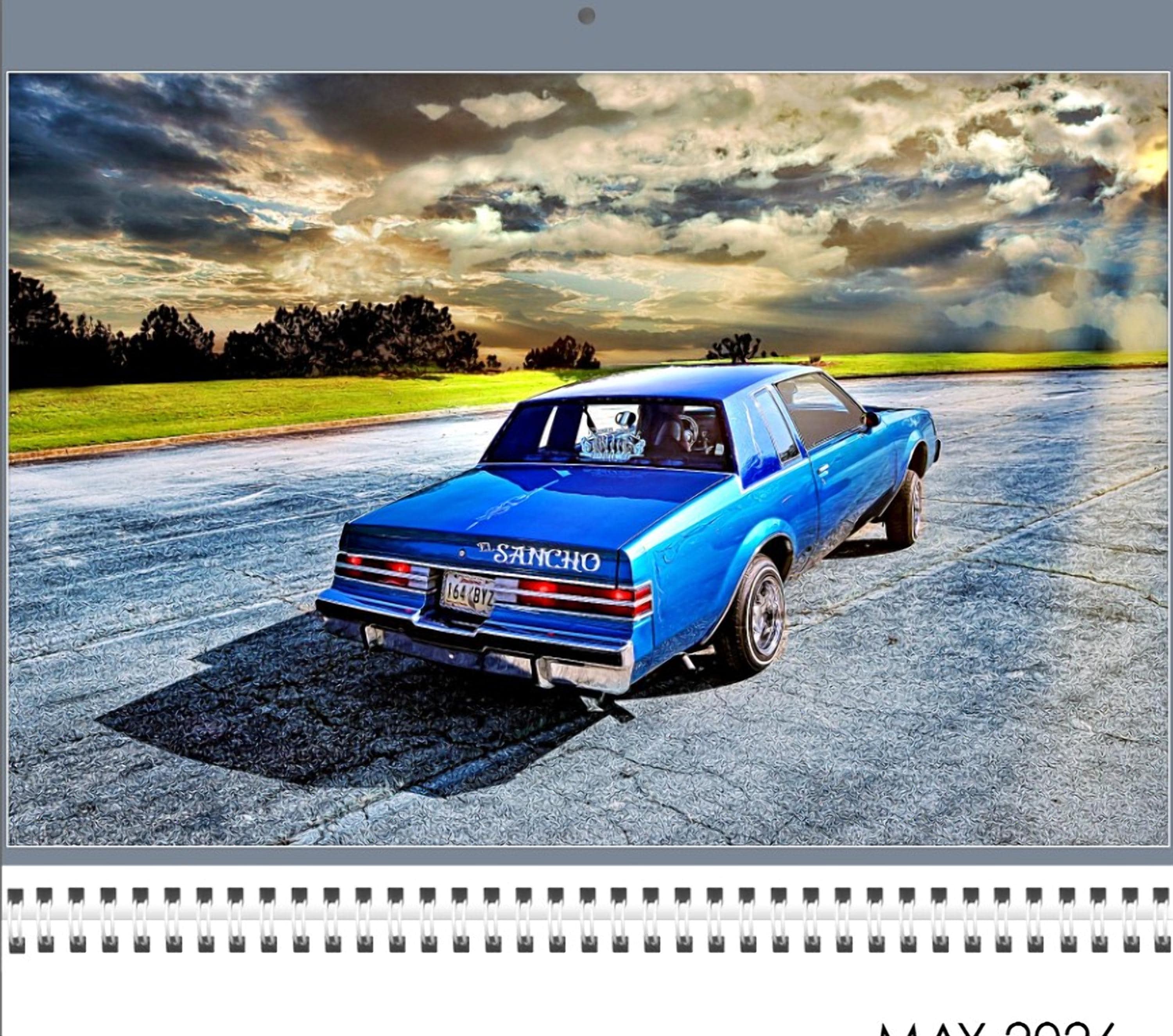 Lowrider Wall Calendar - Custom Start Month - 2026 - Personalize With ...