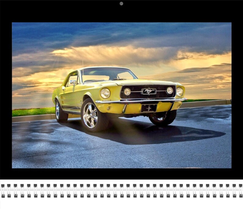 2026 Mustang Car Calendar – Personalized Photo Gift, 8.5"x11" - Etsy