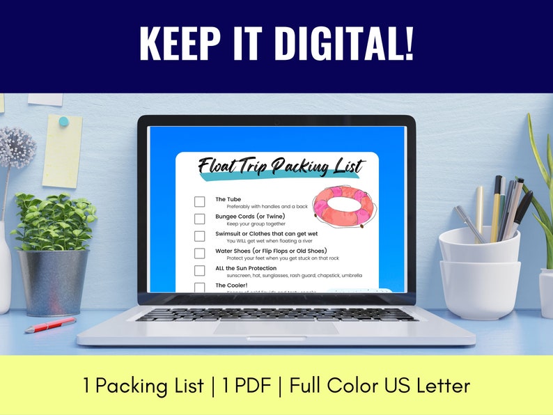 Float Trip Packing List PDF, Printable Float Trip Packing List, River ...