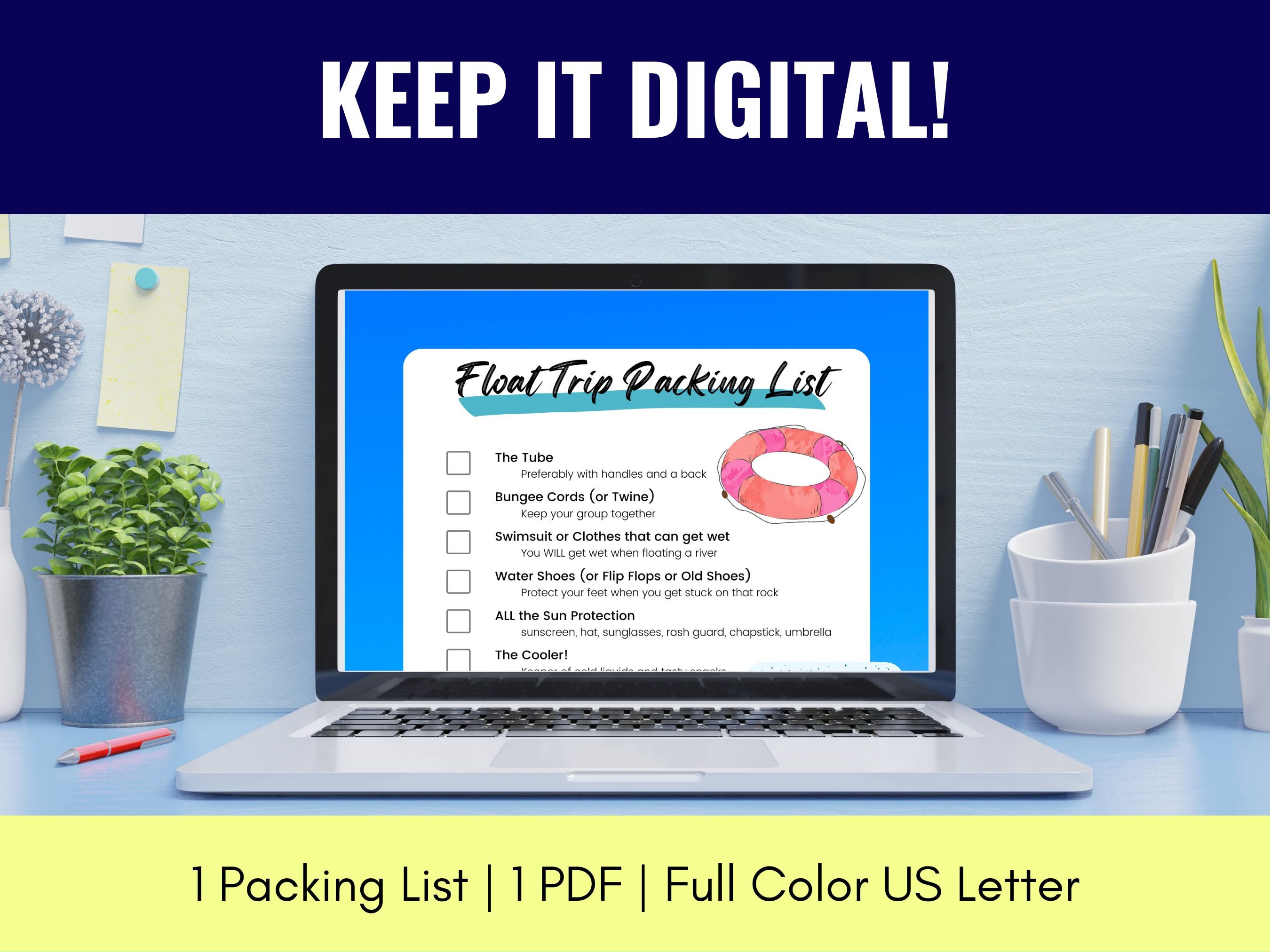 Float Trip Packing List PDF, Printable Float Trip Packing List, River ...