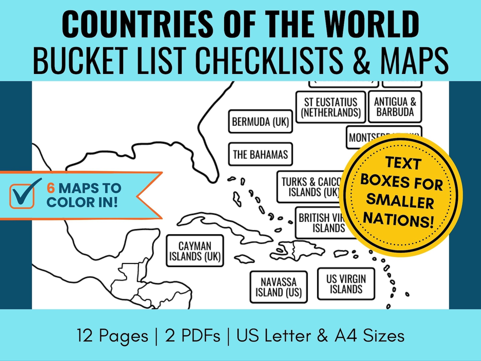 Countries Of The World Bundle Checklists Maps 6 Printable Etsy countries-of-the-world-bundle-checklists-maps-6-printable-etsy