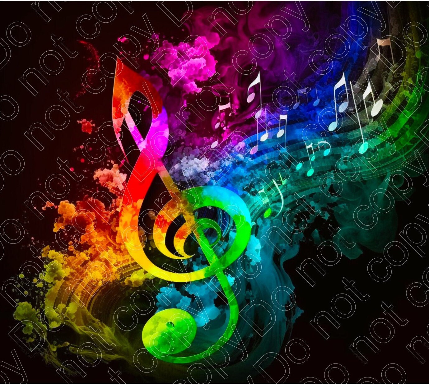 Rainbow Music Notes 20 Oz Sublimated Stainless Steel Tumbler - Etsy