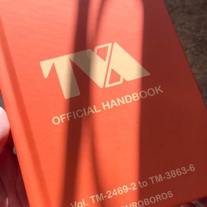 TVA Official Handbook Hardcover Matte Journal L TVA Notebook L TVA ...