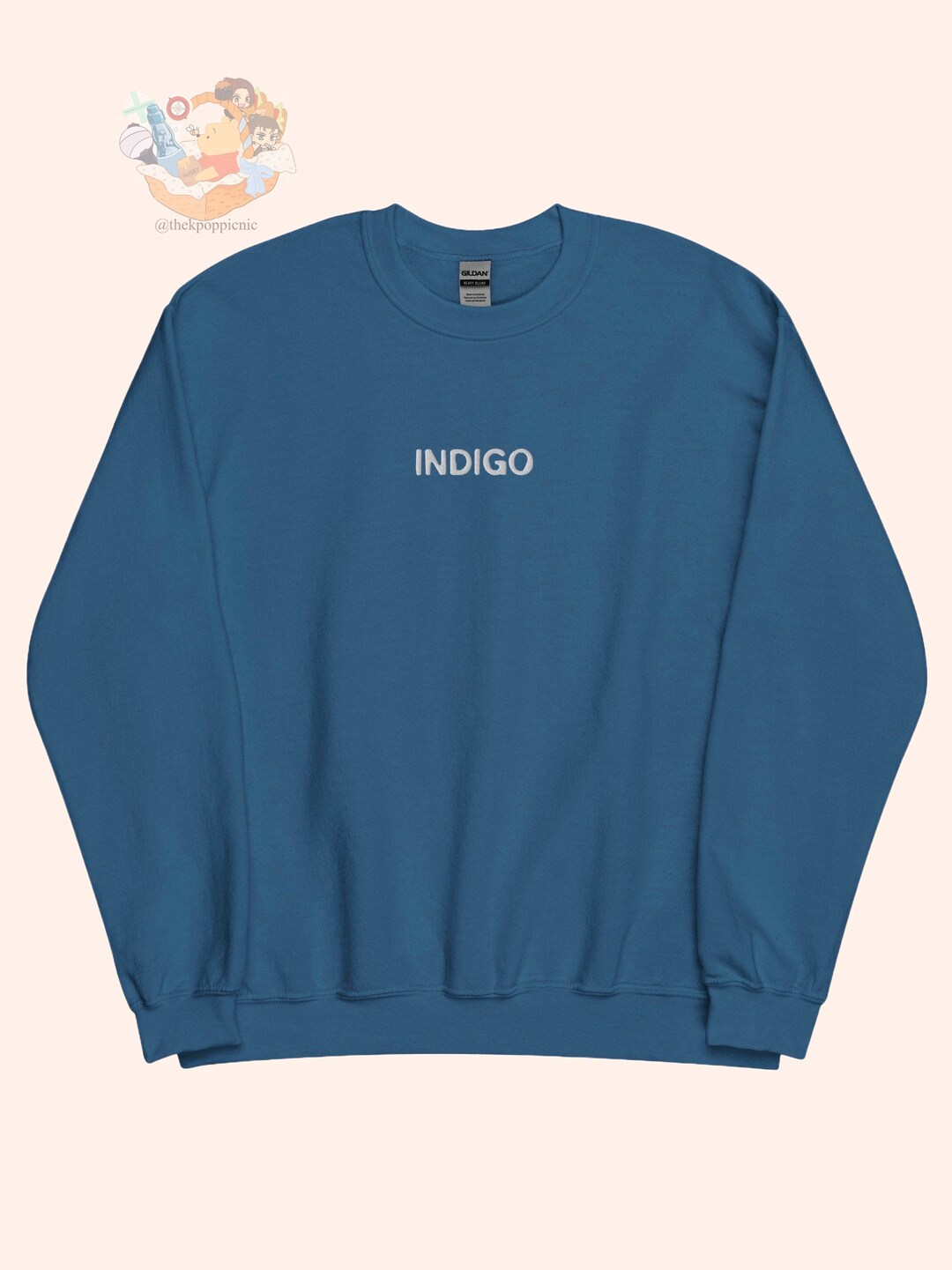 Indigo Track List Sweatshirt - Etsy